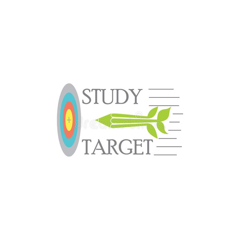 Study target symbol vector stock vector. Illustration of book - 173671541