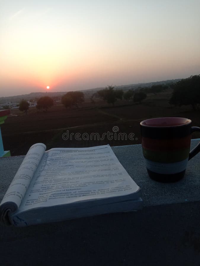 Study with tea. stock photo. Image of view, study, nature - 180162230