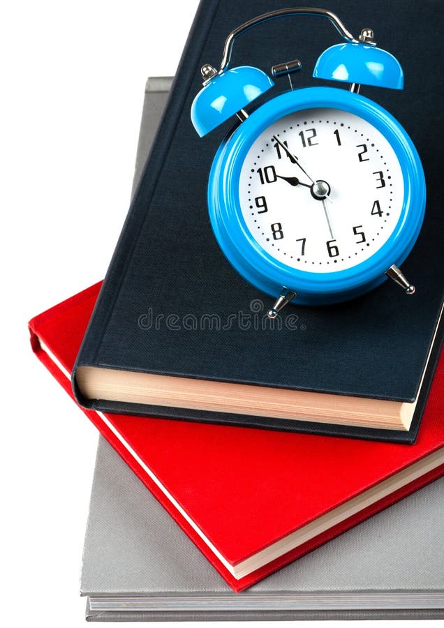 Study Time stock image. Image of morning, books, bell - 18079601