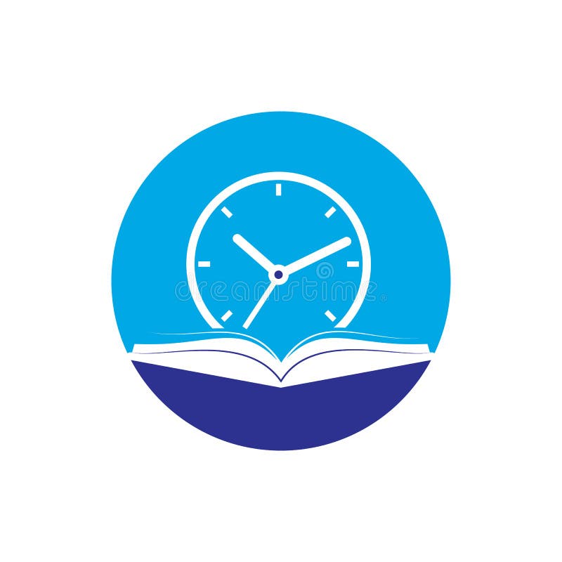 Study Time Vector Logo Design. Graduation Hat with Clock and Check Icon ...