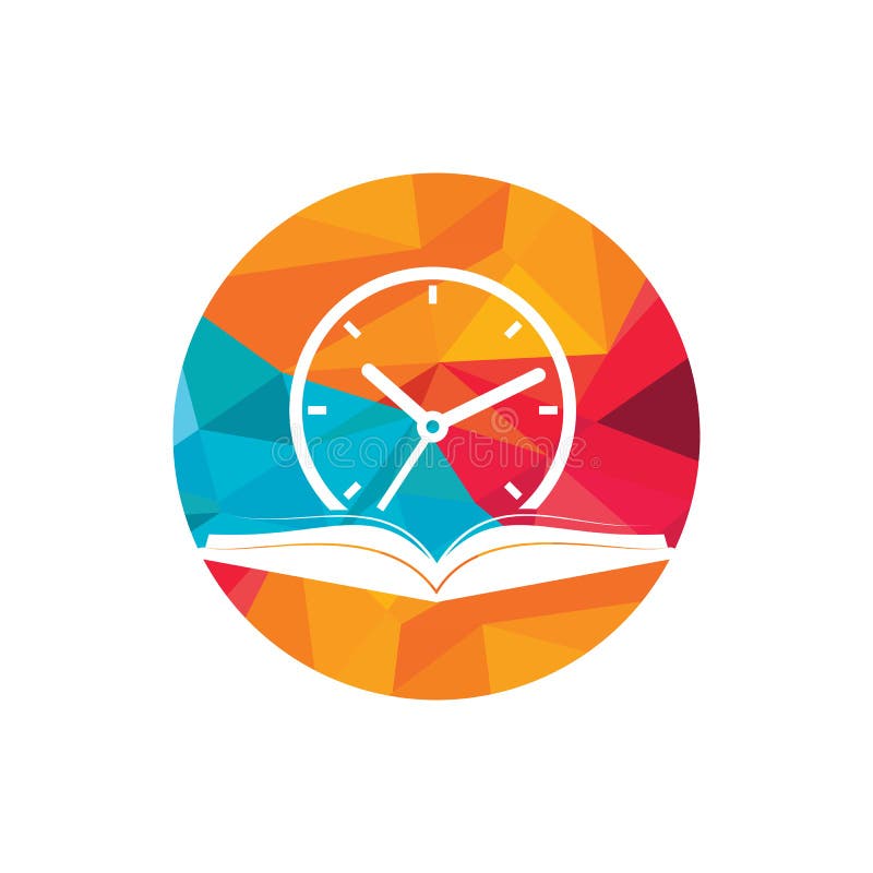 Study Time Vector Logo Design. Graduation Hat with Clock and Check Icon ...