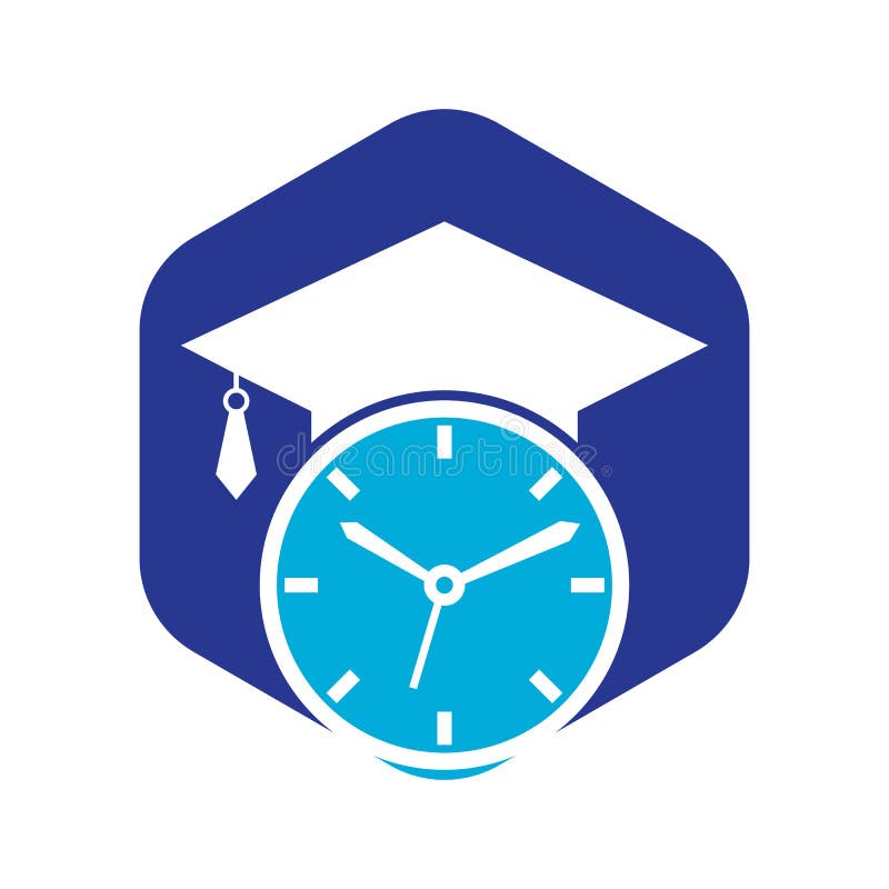 Study Time Vector Logo Design. Stock Vector - Illustration of science ...