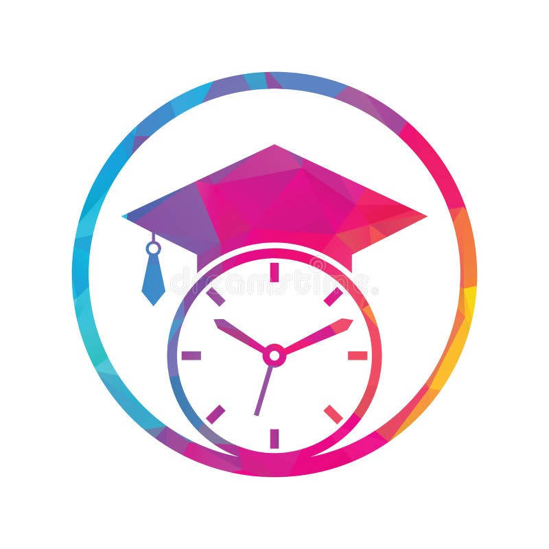 Study Time Vector Logo Design. Stock Vector - Illustration of logo ...
