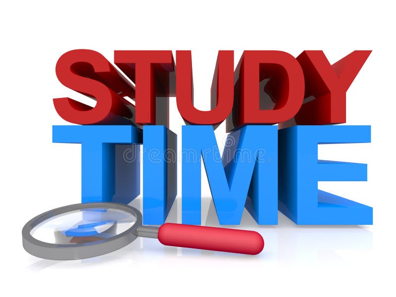 Study time stock illustration. Illustration of study - 74867255