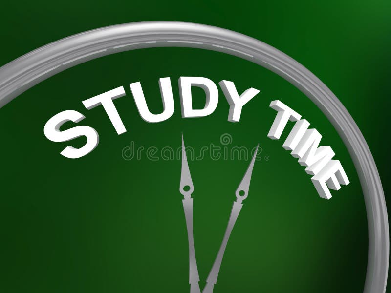 Study time stock illustration. Illustration of study - 74867255
