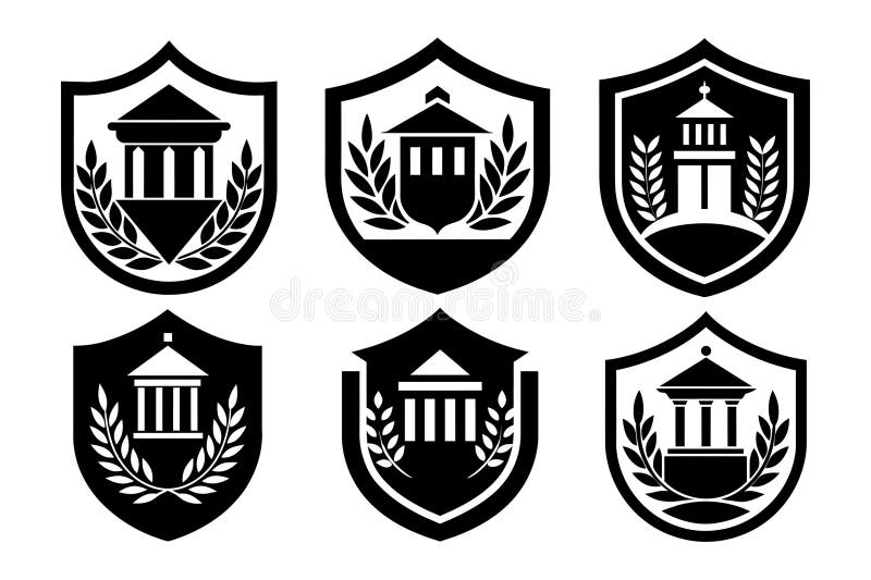 Study University Minimalistic Elegant Emblem Stock Vector ...