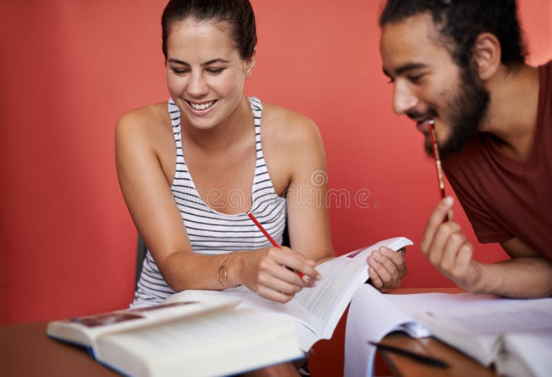 Study, University and Students with Books, Teamwork and Planning for a ...