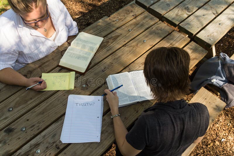 Study up close above stock image. Image of ladies, helper - 46135847