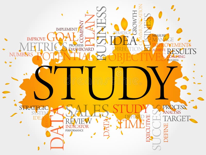 Study word cloud stock illustration. Illustration of skill - 200920621