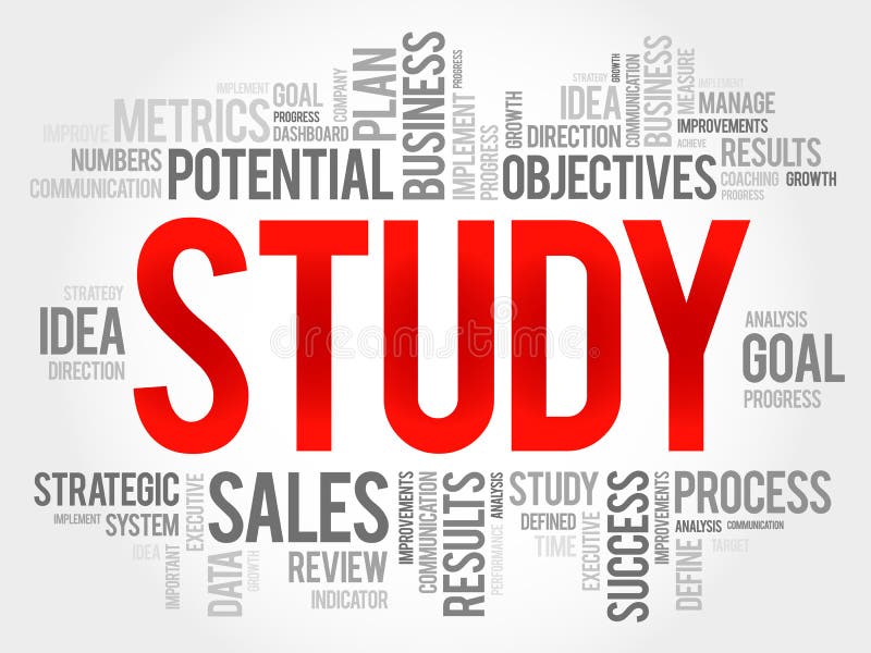 Study word cloud stock illustration. Illustration of personal - 206194368
