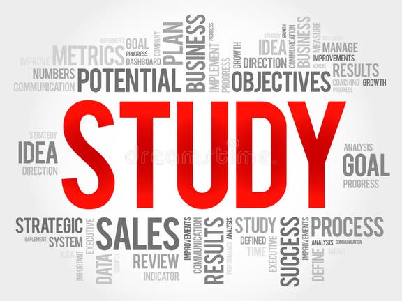 Study word cloud stock illustration. Illustration of personal - 206194368