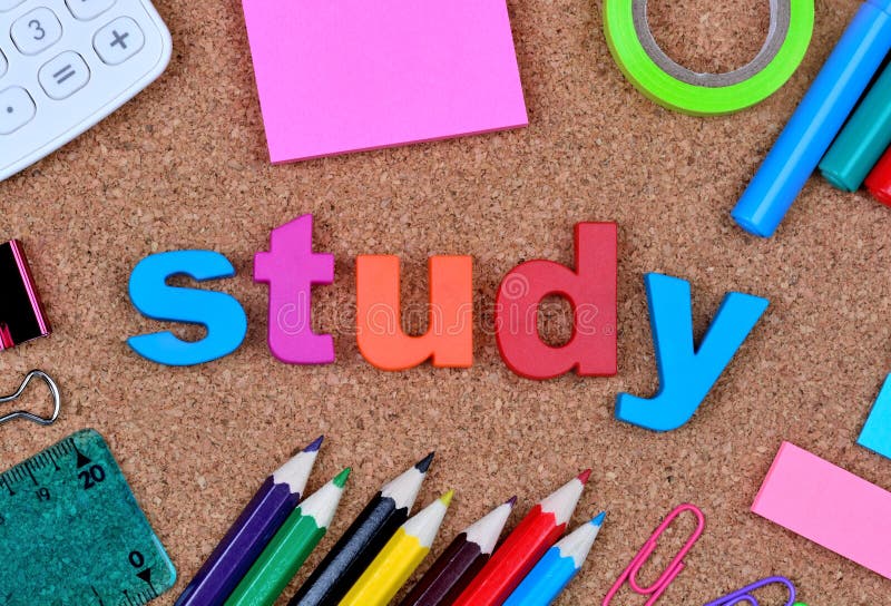 Study Word on Table stock photo. Image of idea, creative - 137031116