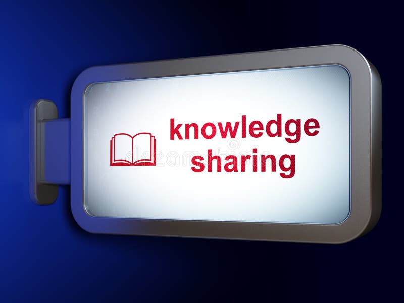 Studying Concept: Knowledge Sharing and Book on Billboard Background ...
