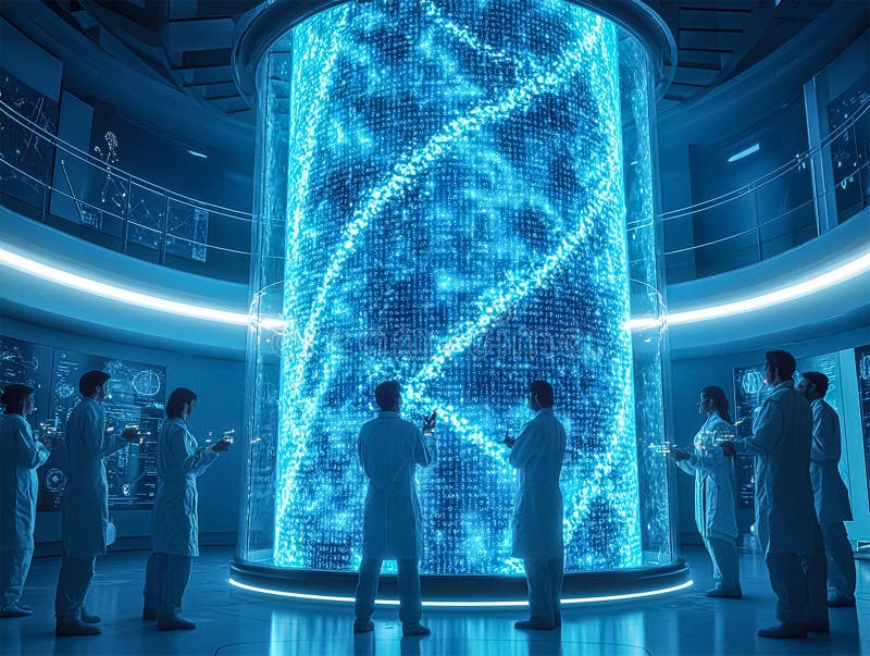 Studying DNA in the Future, Scientists on a Plasma Panel Observe a Coil ...