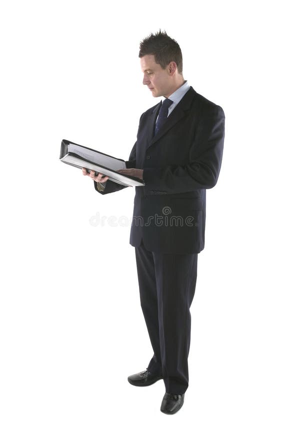 Studying a file stock photo. Image of read, paperwork - 2312982