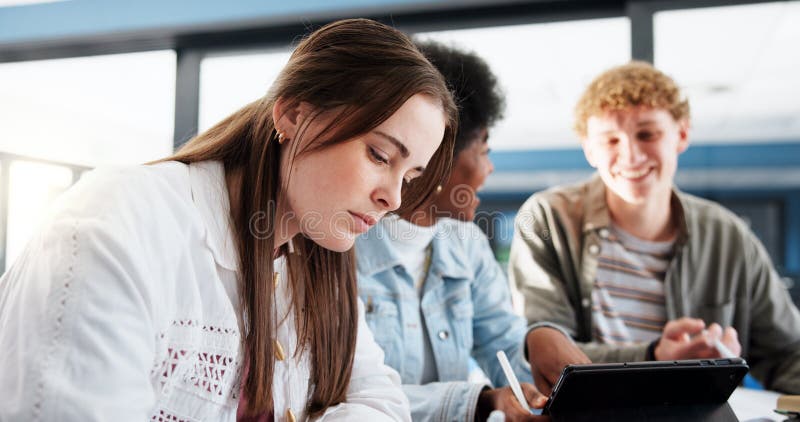 Studying, Group and Students with Knowledge, Classroom and Research for ...