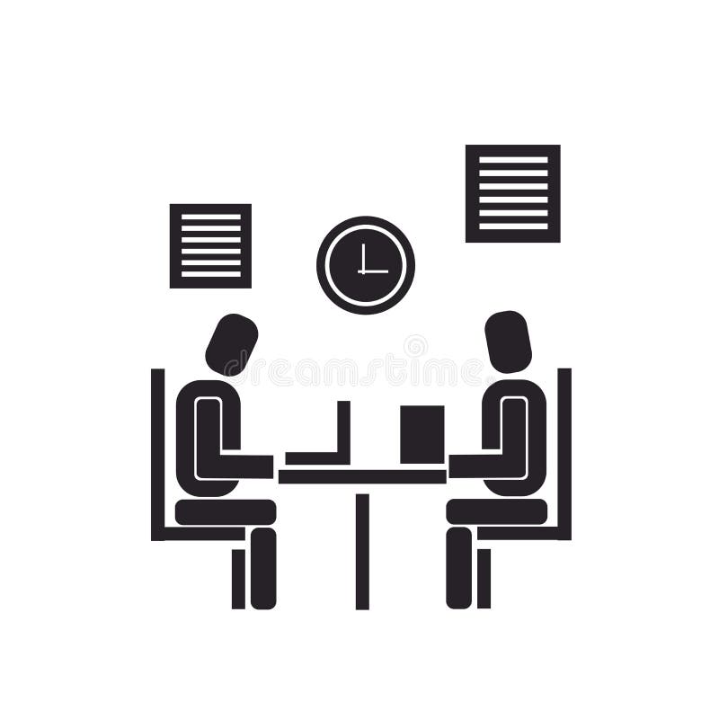 Studying Icon Vector Sign and Symbol Isolated on White Background ...