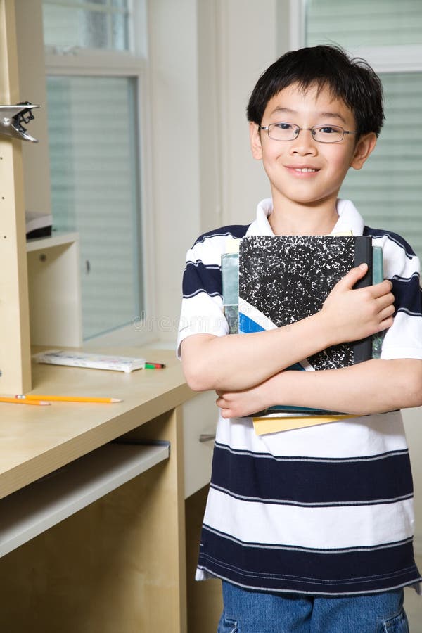 Studying kid stock image. Image of learning, view, vertical - 8567853