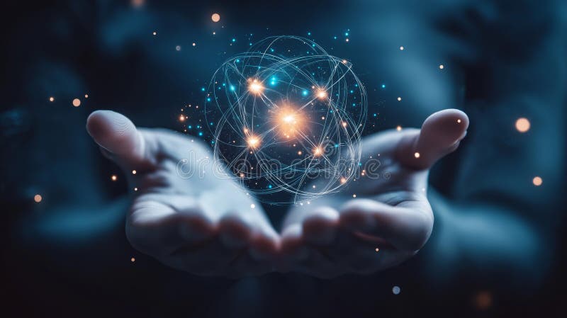 Studying Quantum Physics Effects on Tech Development Stock Photo ...