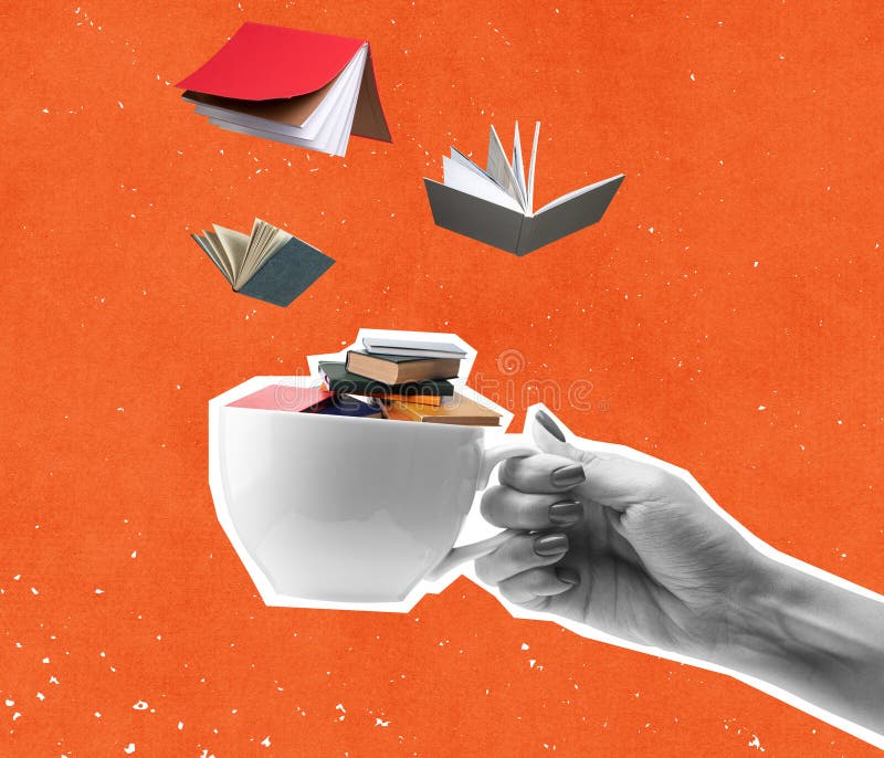 Studying, Self-development. Hands Aesthetic on Bright Background ...