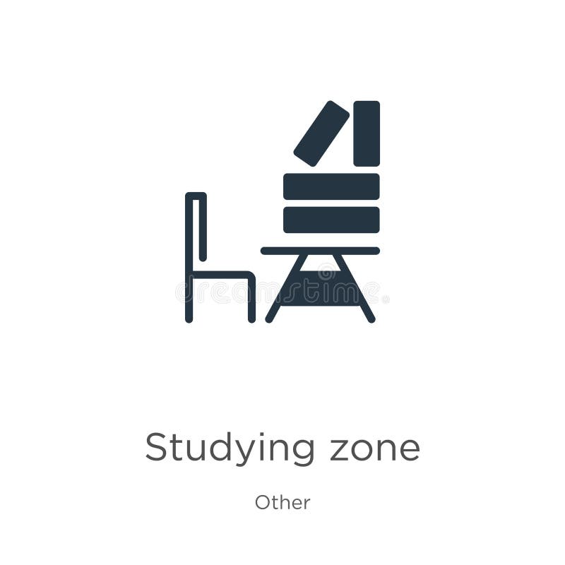 Studying Zone Icon Vector. Trendy Flat Studying Zone Icon from Other ...
