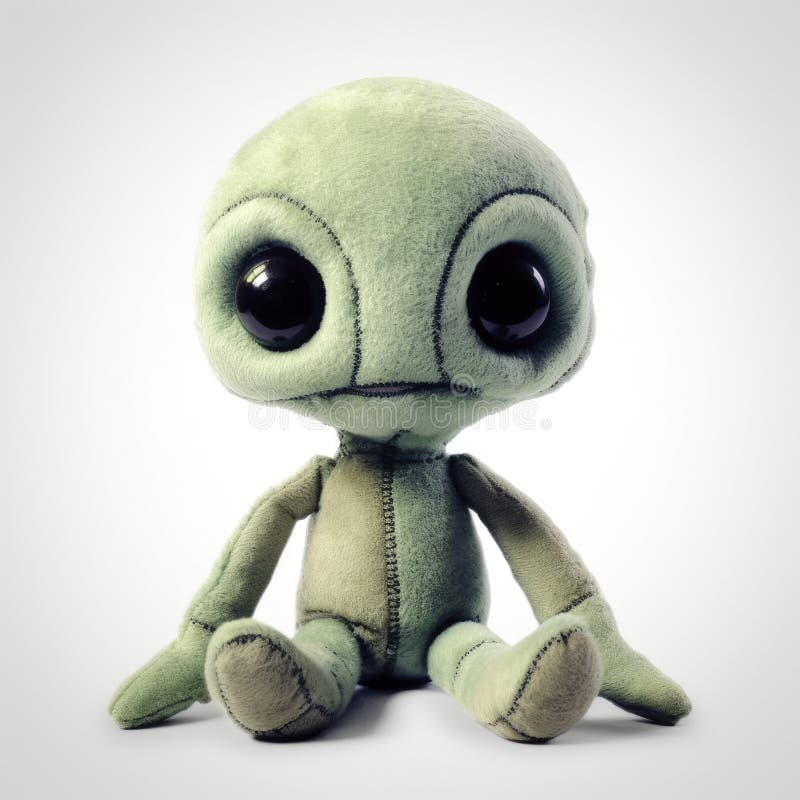 A stuffed alien stock image. Illustration of wallpaper - 280449199