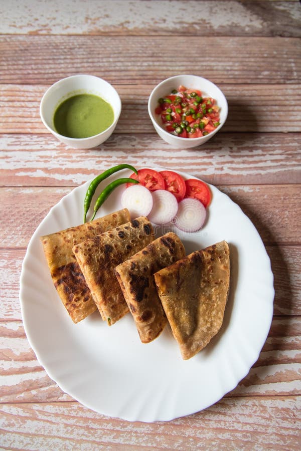 226 Aloo Paratha Top View Stock Photos - Free & Royalty-Free Stock ...