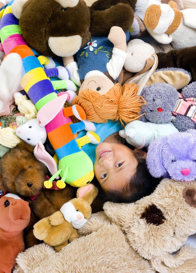 Pile of plush animals stock photo. Image of small, pair - 4887570