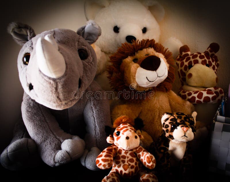 Stuffed Animals stock photo. Image of rhino, stuffed - 50253484