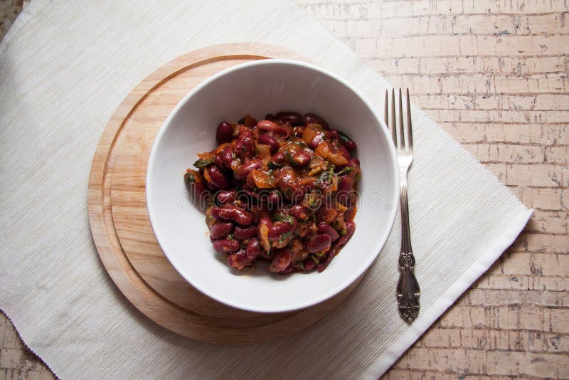Stuffed beans stock photo. Image of nutrition, lunch - 61967844