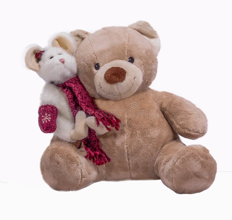 Stuffed Bear and Rat Buddy stock photo. Image of relaxed - 32321984