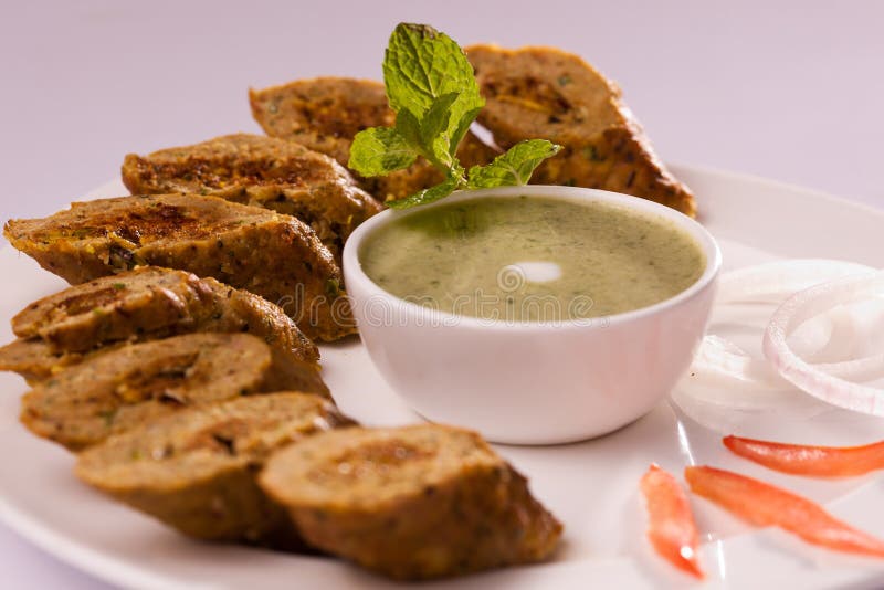 Stuffed Chicken Kebab. stock image. Image of arbor, chicken - 38456747