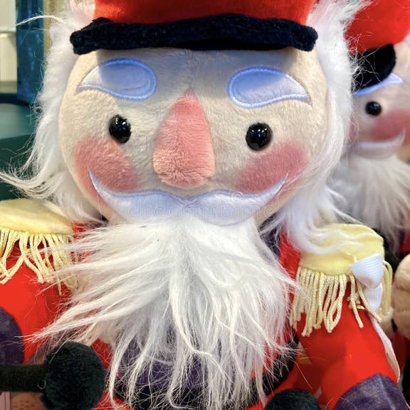 Stuffed Christmas Nutcracker Toy Stock Image - Image of traditional, soft: 262362301