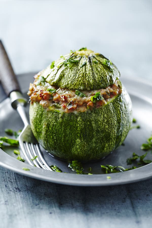 Stuffed courgette stock image. Image of food, italian - 38223909