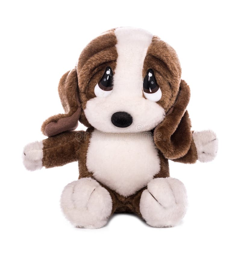 Stuffed dog stock image. Image of fluffy, puppy, plaything - 78956429