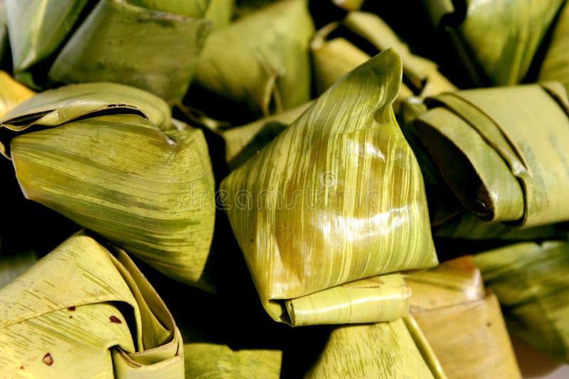 Stuffed Dough Pyramid Dessert Stock Image - Image of dessert, sweet ...