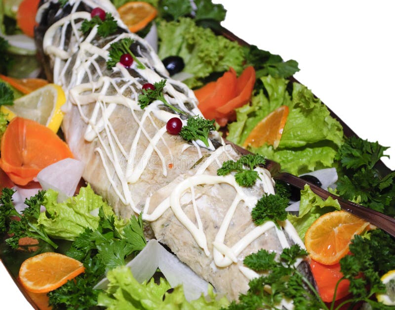 Stuffed fish stock image. Image of fish, spice, vegetable - 13347407