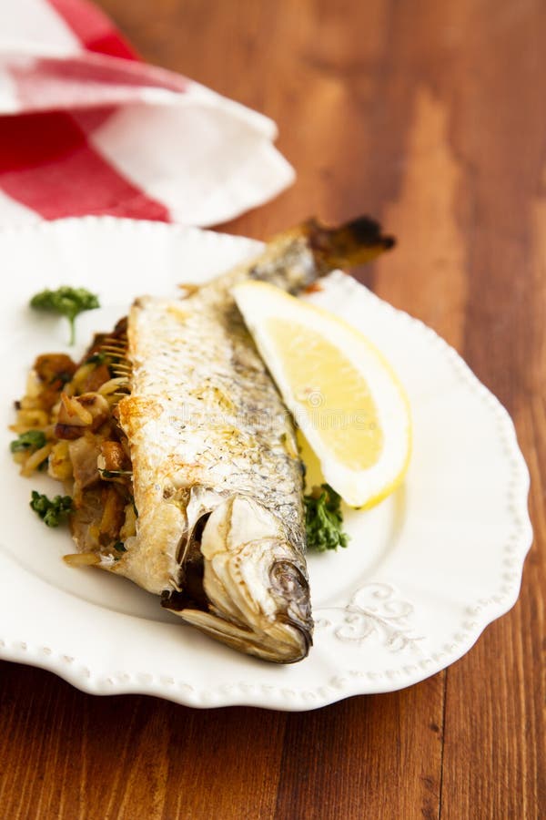 Stuffed fish stock image. Image of vegetable, tasty, roasted - 45685549