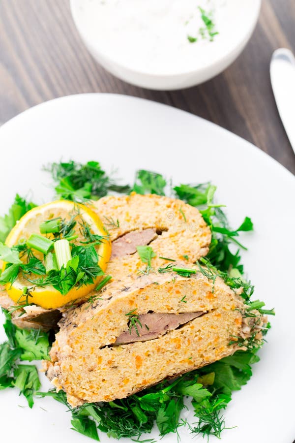 Stuffed fish stock image. Image of vegetable, tasty, roasted - 45685549