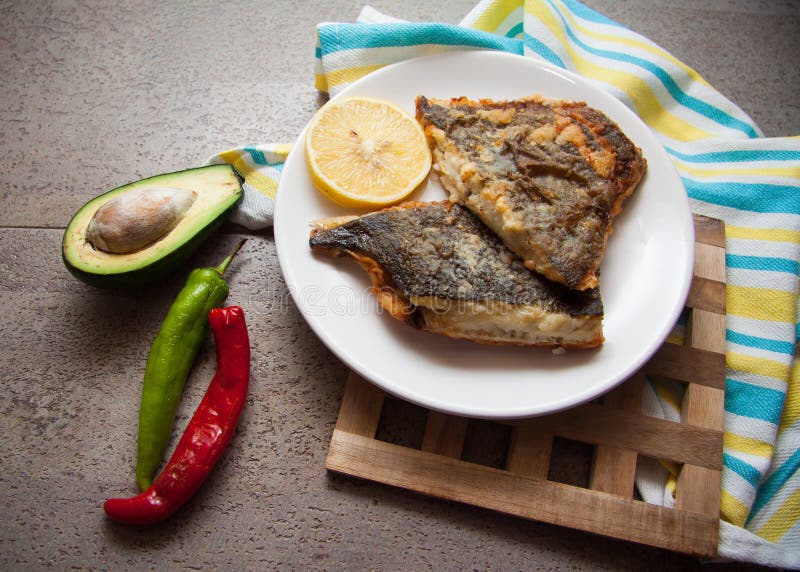 Stuffed flatfish stock photo. Image of batter, carte - 63539050