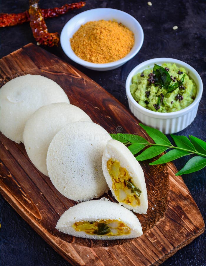 Stuffed Idli stock image. Image of stuffed, carrot, curd - 145012297