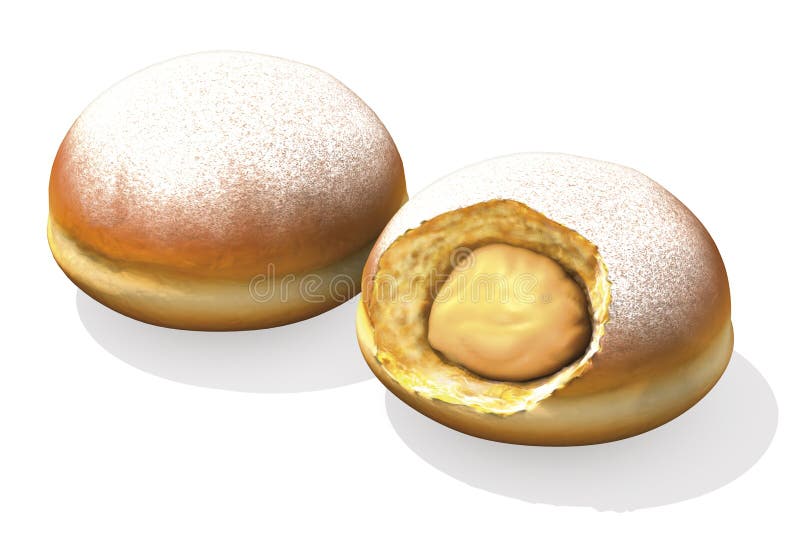 Stuffed Krapfen Stock Illustrations – 31 Stuffed Krapfen Stock ...