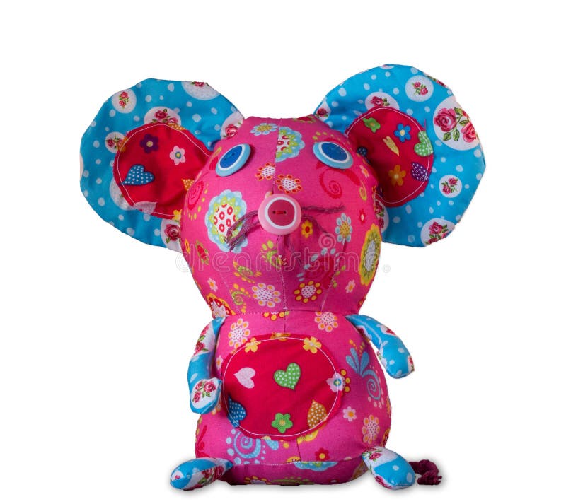 Stuffed mouse stock image. Image of cuddly, color, childhood - 24758553