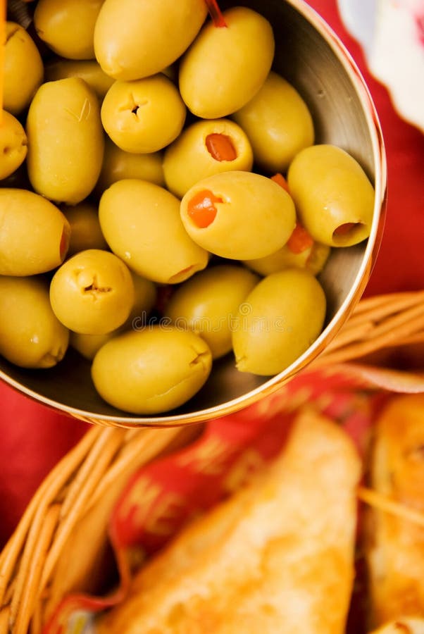 Stuffed olives stock image. Image of mediterranean, menu - 3942249