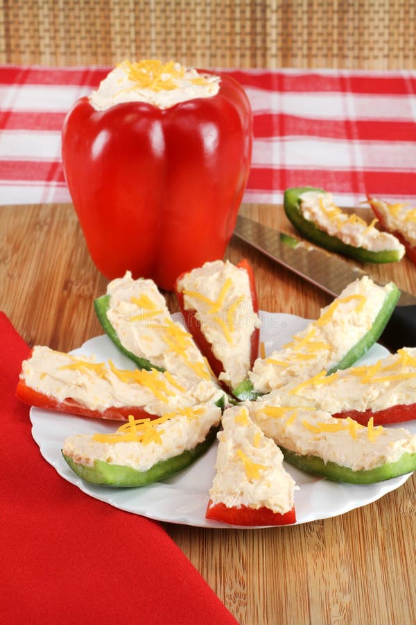 Stuffed Pepper Appetizers stock photo. Image of healthy - 19158664