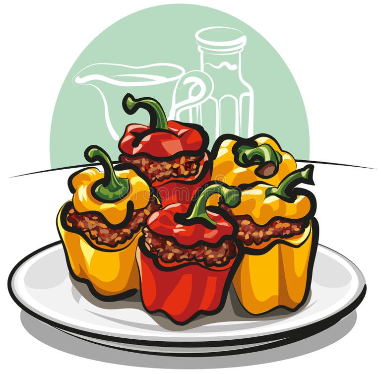 Vegetable Stuffed Stock Illustrations – 14,056 Vegetable Stuffed Stock ...