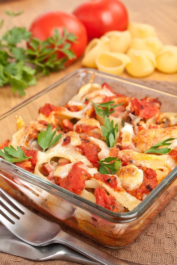 Stuffed Pesto Pasta Shells stock image. Image of marinara - 40858687