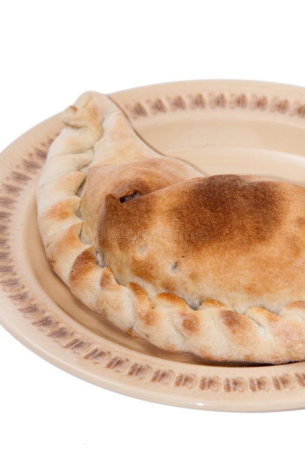 Stuffed pirogue on a plate stock photo. Image of italian - 53966852