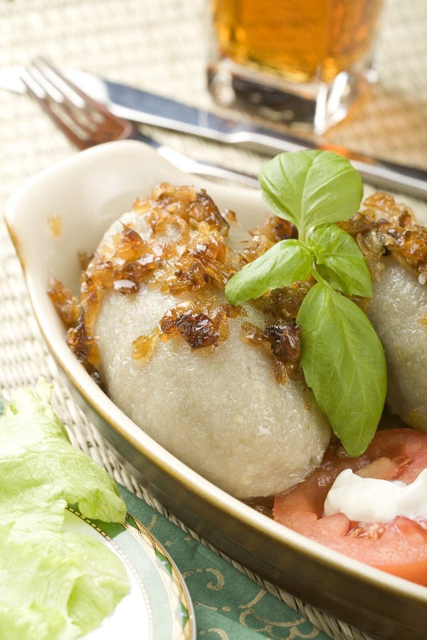 Stuffed potato stock photo. Image of homemade, dumpling - 18009090