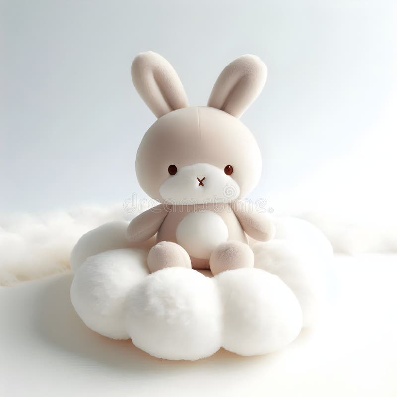 Stuffed rabbit stock illustration. Illustration of rabbit - 329515744